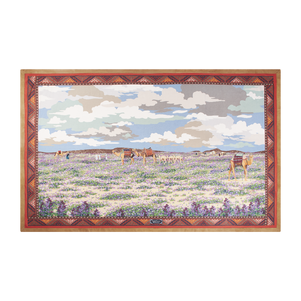 Samuda Pure White Cashmere Throw | Luxury Desert-Inspired Blanket